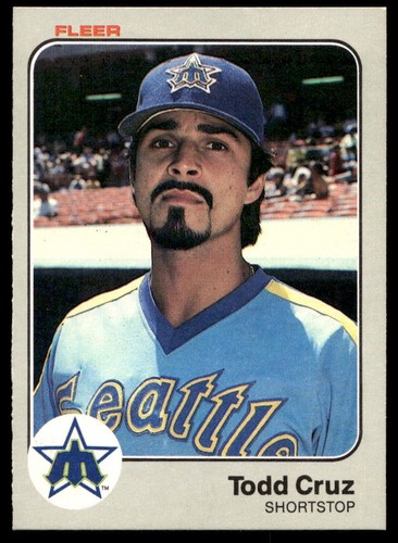 Todd Cruz 1983 Fleer #479 Seattle Mariners Baseball Card | eBay