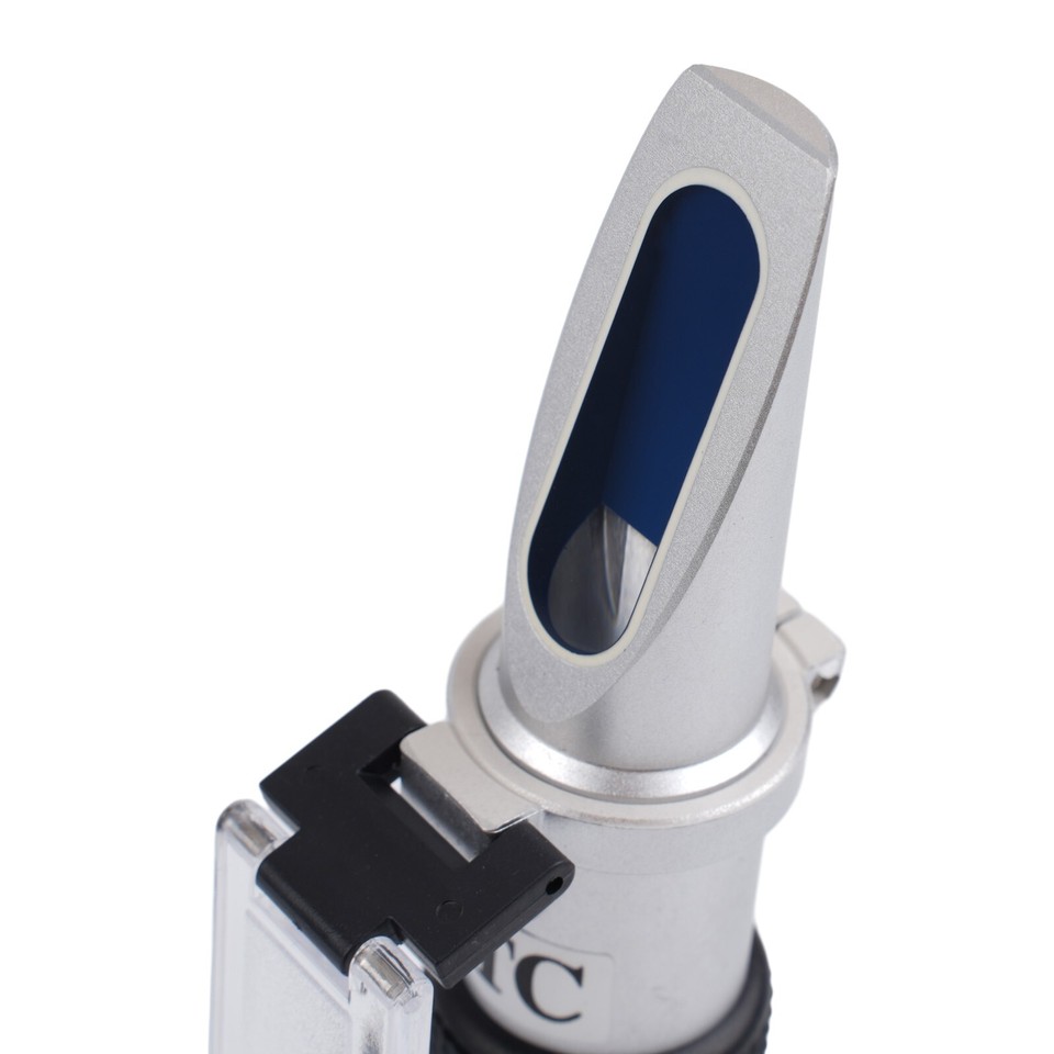 Glycol Refractometer ATC Antifreeze Battery Acid Engine Coolant Tester ...