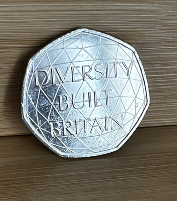2020 Diversity Built Britain 50p Fifty Pence UK Coin Hunt VGC ...