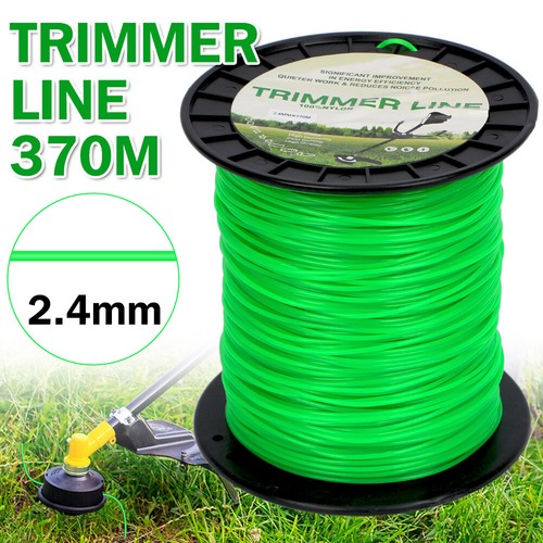 2.4mm x 370M Round Nylon Trimmer Strimmer Line Brushcutter Cord Wire ...