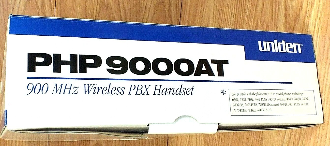 Uniden PHP9000AT 900MHz PBX 40 Channel Voice Scrambler Cordless Phone ...