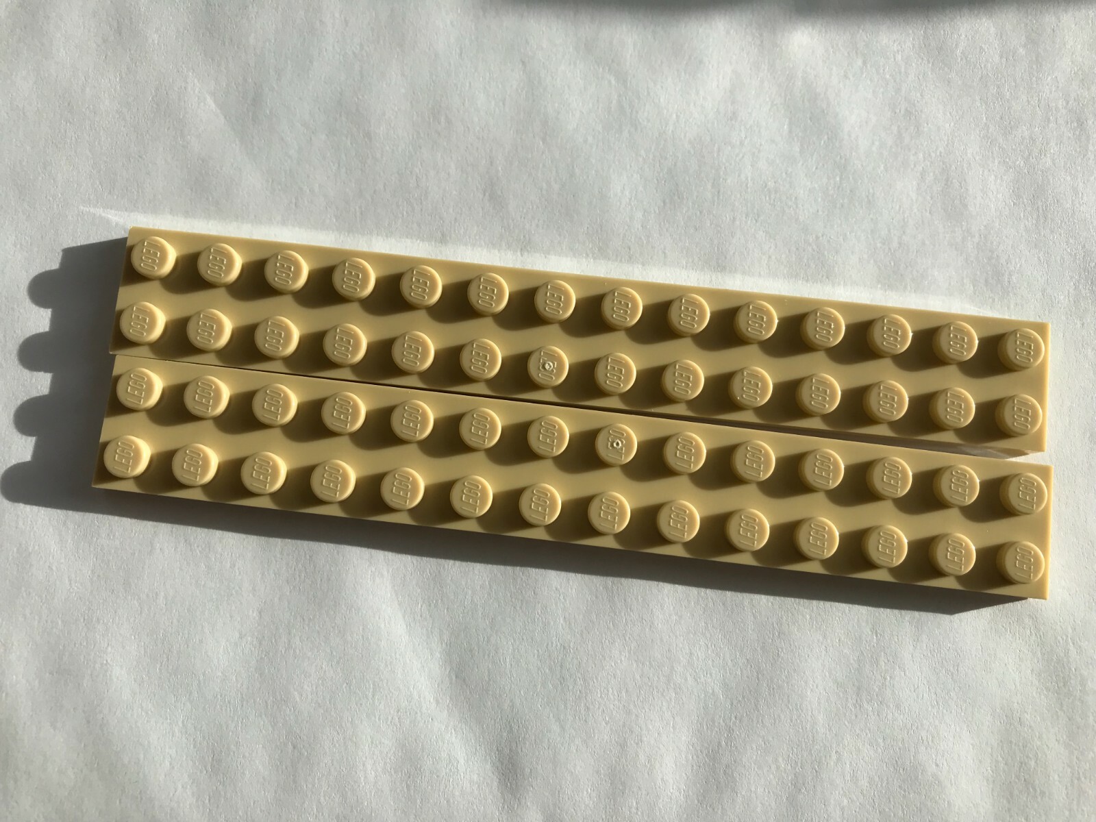 LEGO - NEW-#4282-TAN- 2 X 16 PLATE-15 PIECES | eBay