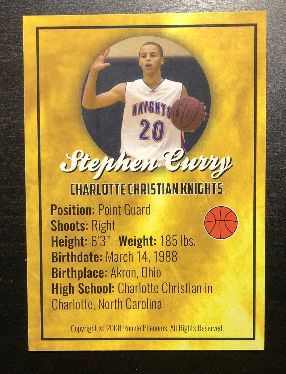 Stephen Curry High School Stephen Curry High School Jersey 2025