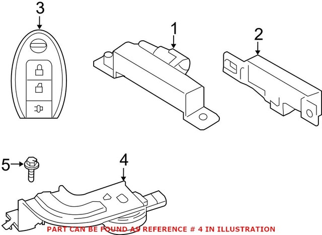 Genuine OEM Back up Alarm Switch for Nissan 256407FW0A for sale online ...