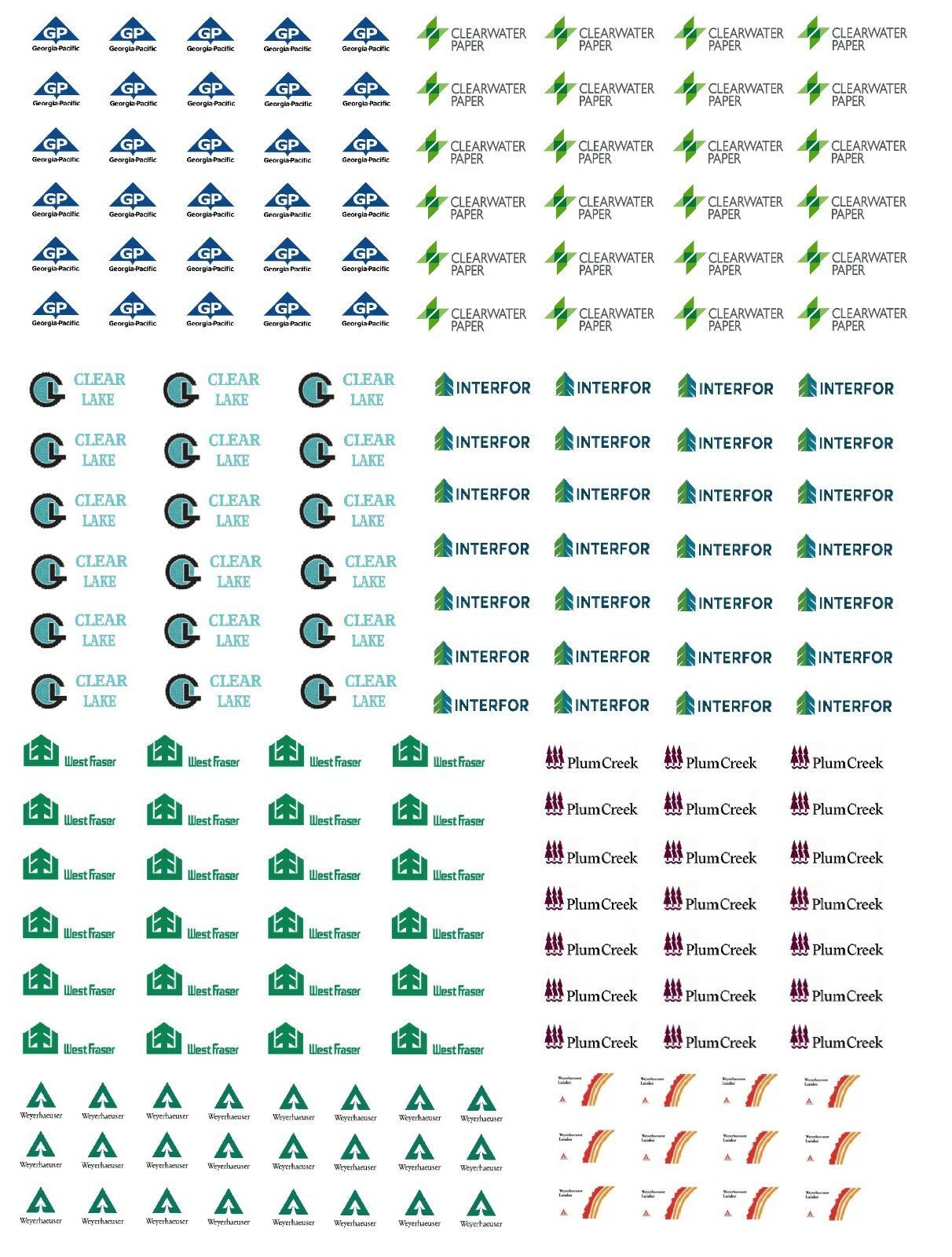 HO Scale Lumber Load Decals ( for unwrapped Lumber ) | eBay