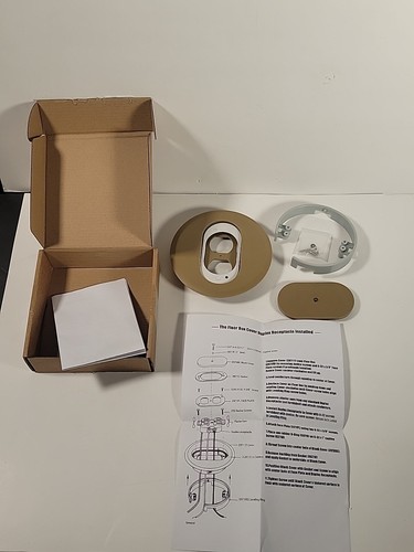 Carlon E97DSC Floor Box Cover Duplex Receptacle 1-Gang, Brown/Caramel ...