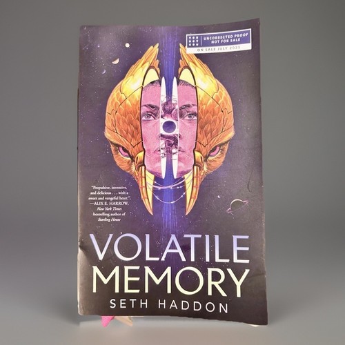 Volatile Memory A Novel ARC 7/25 Trade Paperback by Seth Haddon | eBay