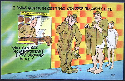 Military Humor - Soldiers in Wrong Uniforms - Patriotic P497 | eBay