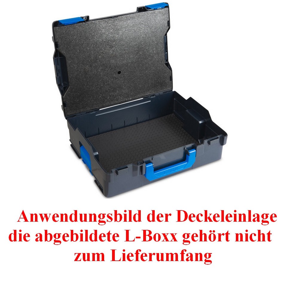 SORTIMO Deckeleinlage EPP L-BOXX G4 f. 102 G4 und 136 G4 Deckelpolster ...
