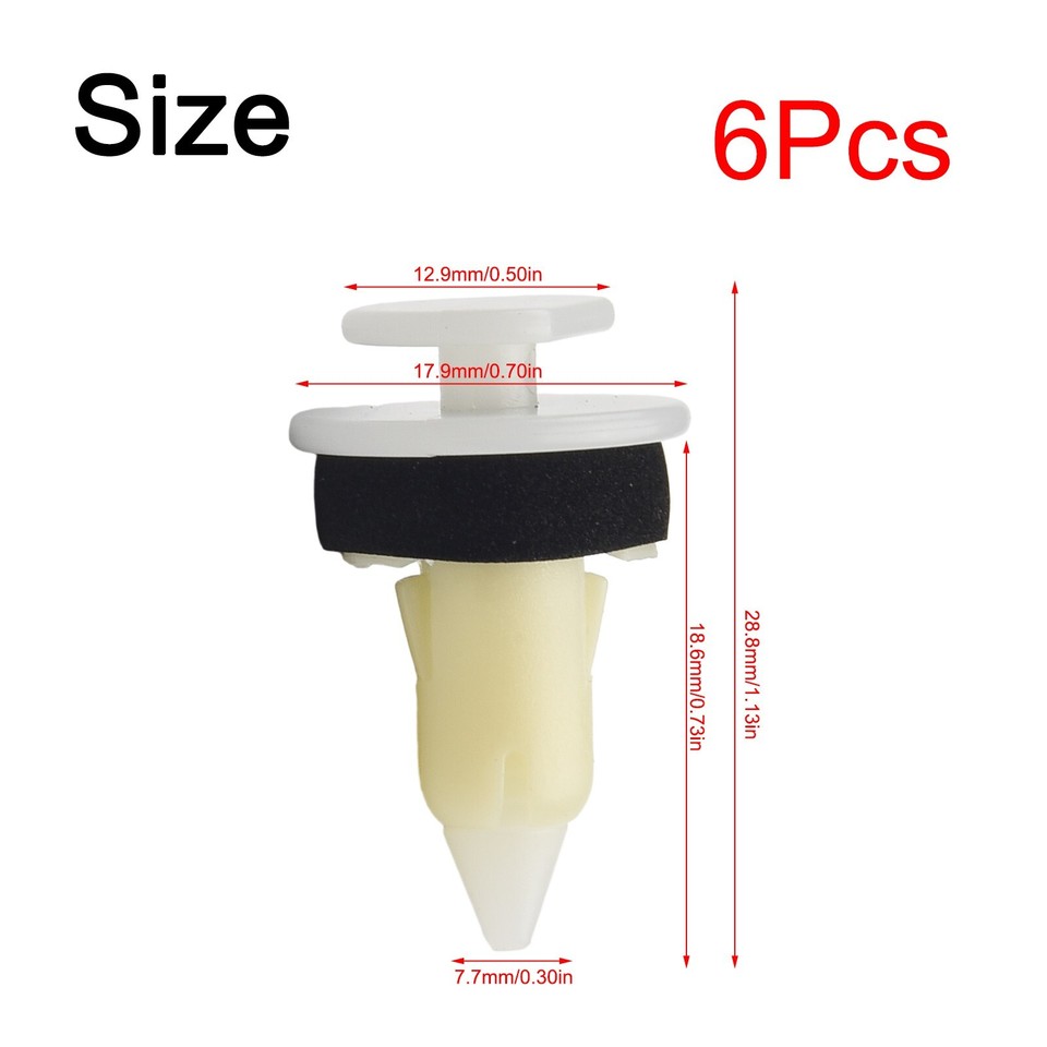 Set of 6 Inner Door Panel Clips for Mercedes W163 Long lasting Easy to ...