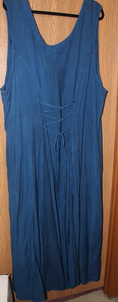 Holy Clothing - Trinity Maxi Overdress - 5X - Women's - Majolica Blue ...
