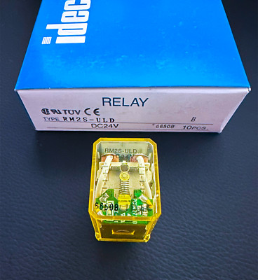 RM2S-ULD-DC24V IDEC Plug-in Power Relay 24VDC DPDT 5A W/ Diode And ...