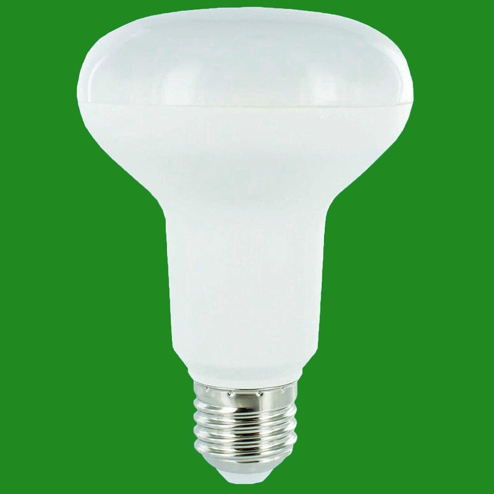 2x 10W (=60W) R80 LED Pearl Reflector Spot Light Bulbs E27 3000K Warm ...