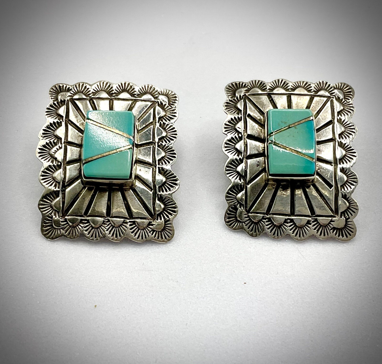 Beautiful Native American (Zuni?) Inlay Sterling Silv… - Gem