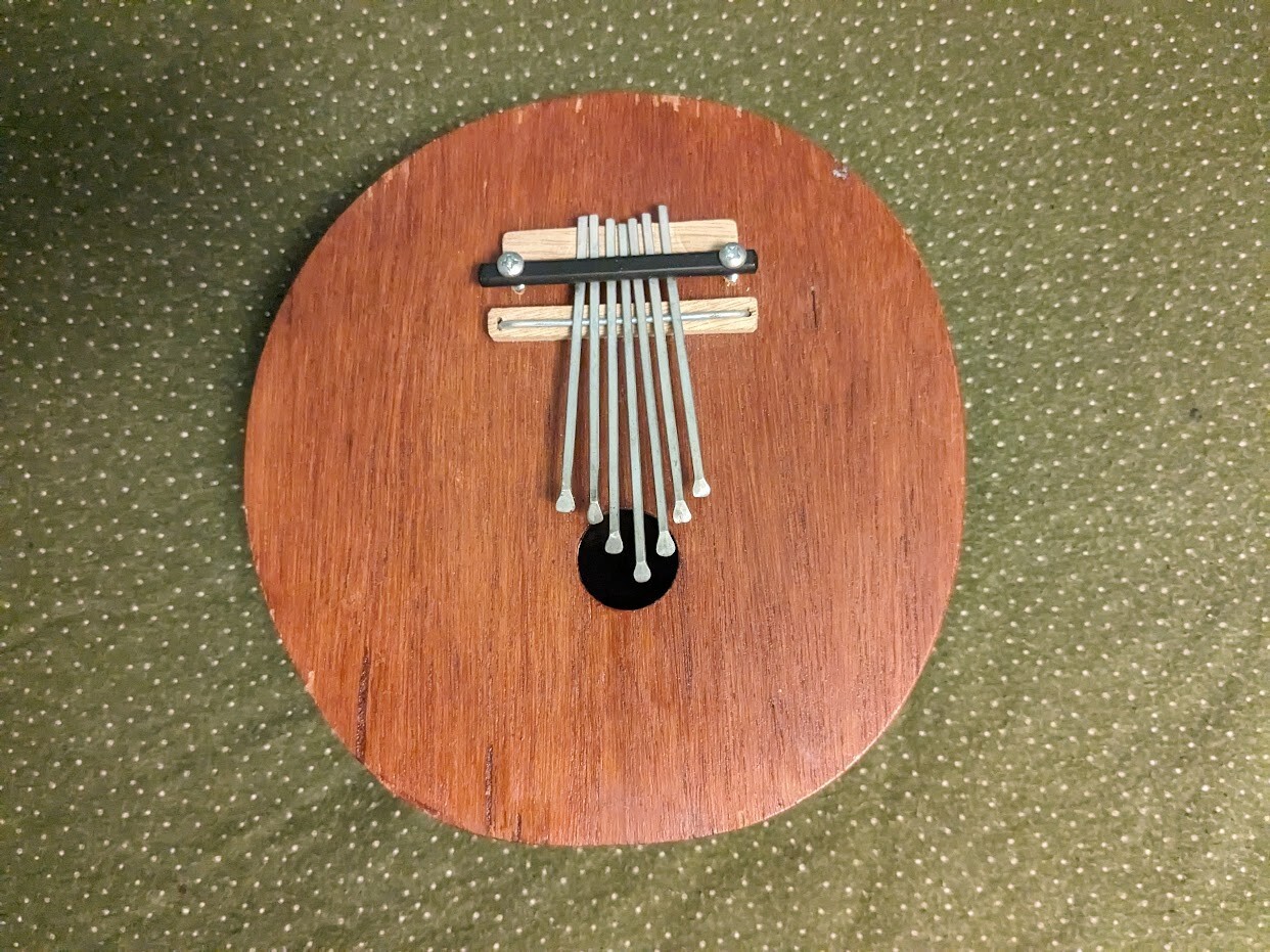 Half Coconut Style Kalimba Thumb Piano, Mbira, Unusual Instrument, 60s ...
