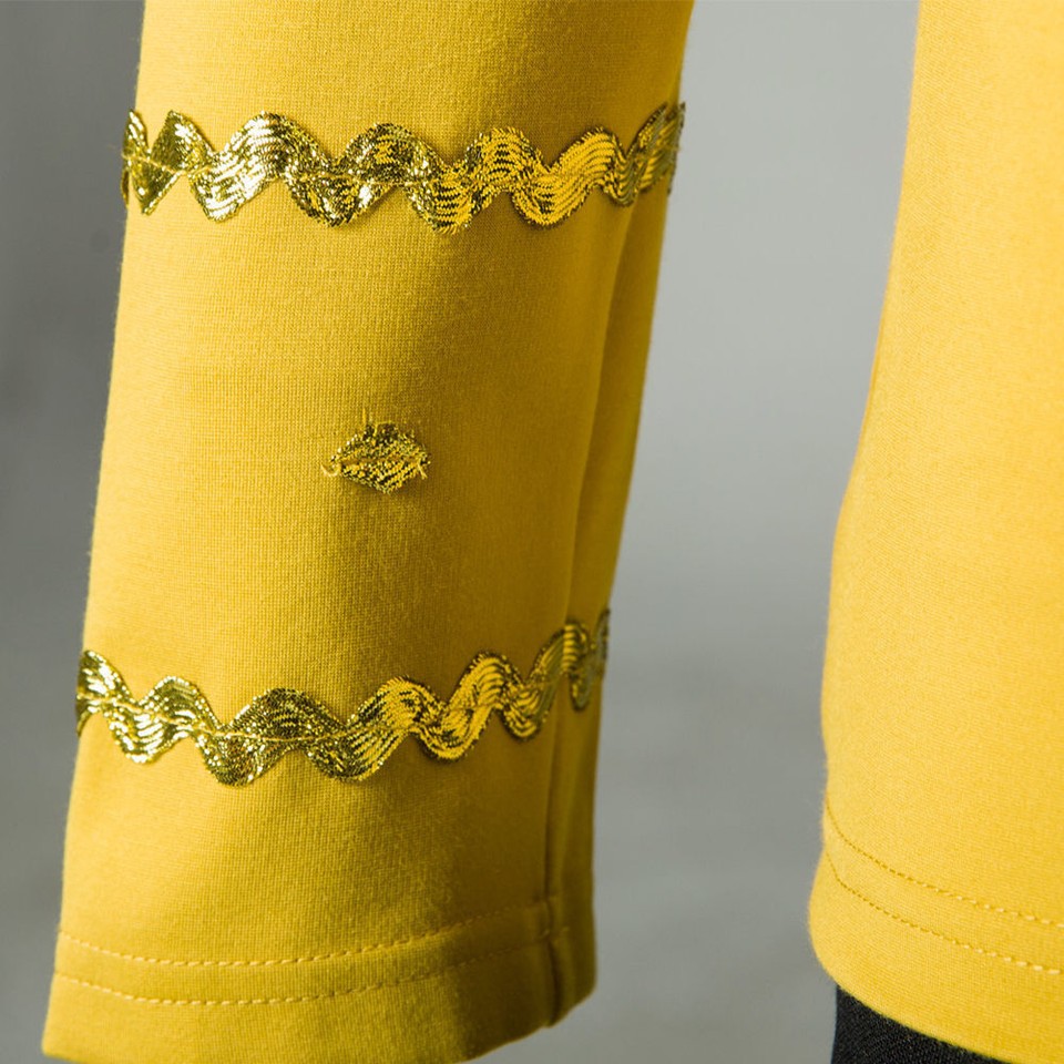 Cosplay TOS Kirk Gold Top Shirts Uniform The Original Series Starfleet ...