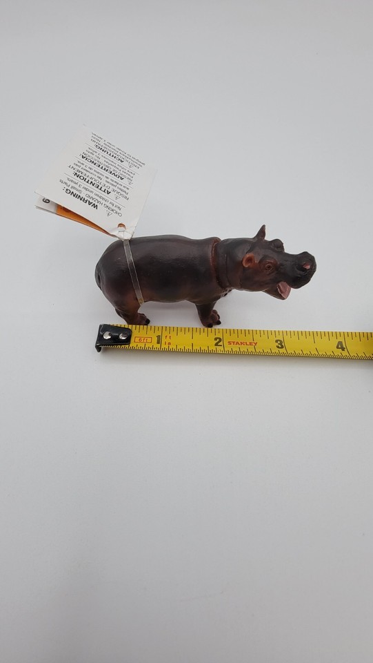 Hippopotamus Baby Animal Figurine Safari Ltd Limited Toy Hippo 2010 NEW ...