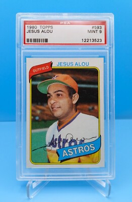 1980 Topps #593 Jesus Alou PSA 9 | eBay