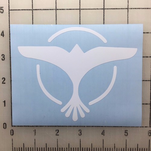 Tiesto Logo 5" Wide White Vinyl Decal Sticker - BOGO | eBay