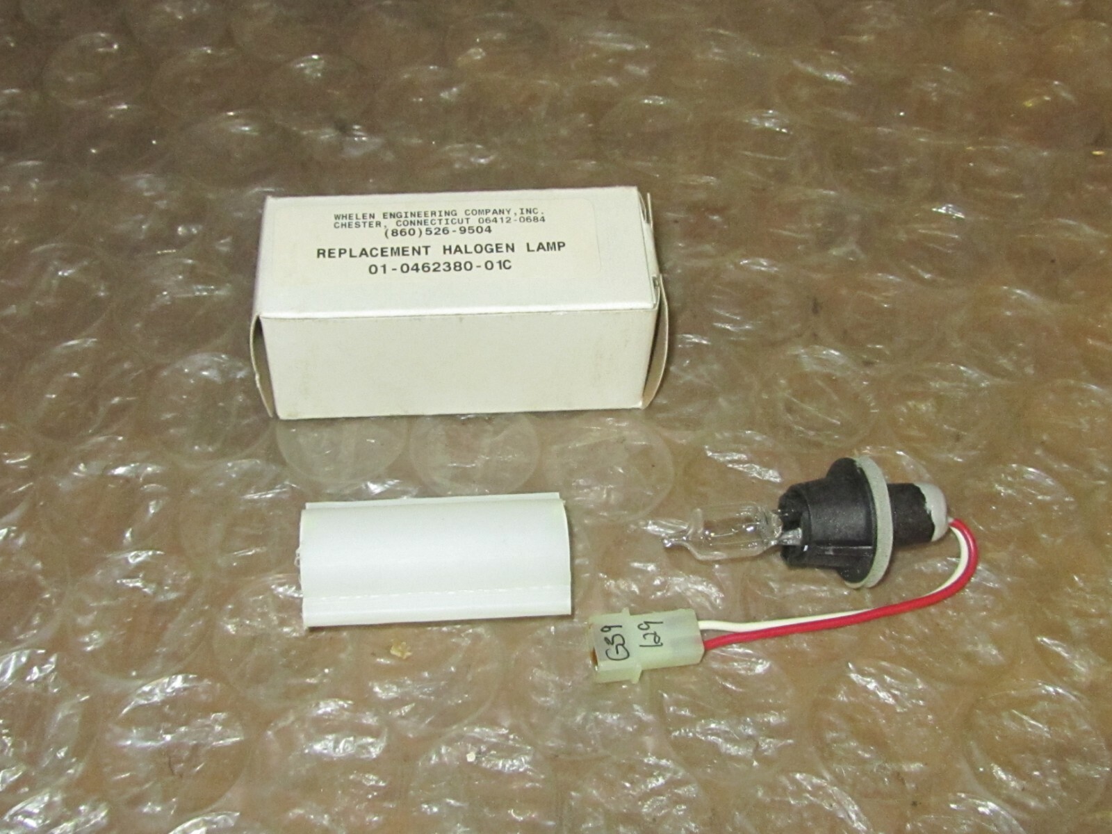 Whelen TA20TL12 Halogen Replacement Bulb 01-0462380-01C TA836A, TA837A ...