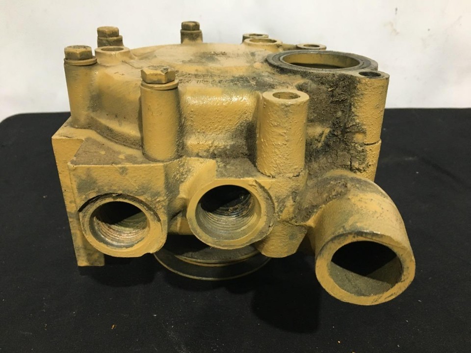 Caterpillar 3126 Water Pump and Thermostat Housing 187-8957 Pulley ...