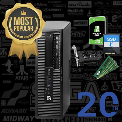 HyperSpin MAME Arcade Gaming Computer - 20TB Hard Drive | eBay