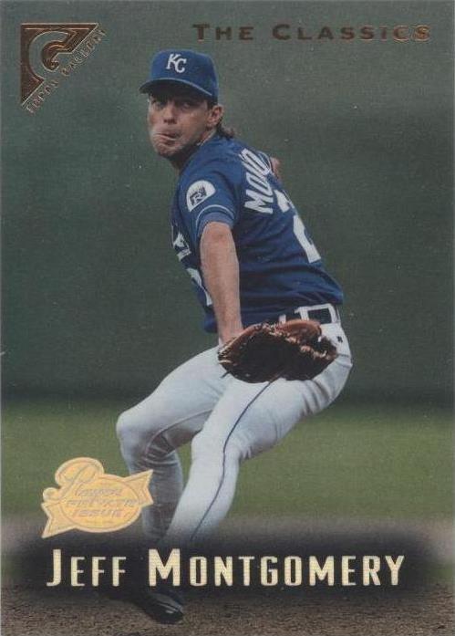 1996 Topps Gallery - The Classics Jeff Montgomery #22 Player's Private ...