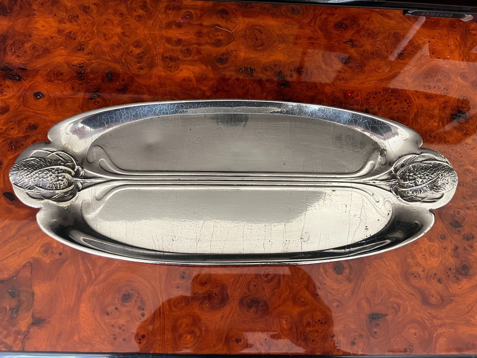 Christofle Art Nouveau “Thistles” Mail/Post Tray | eBay