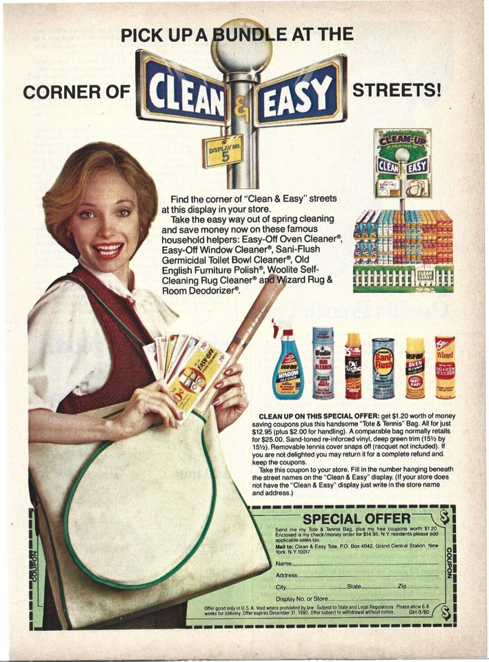 Easy Off Products Print Ad, Easy Off Magazine Ad, Easy Off Oven Cleaner ...
