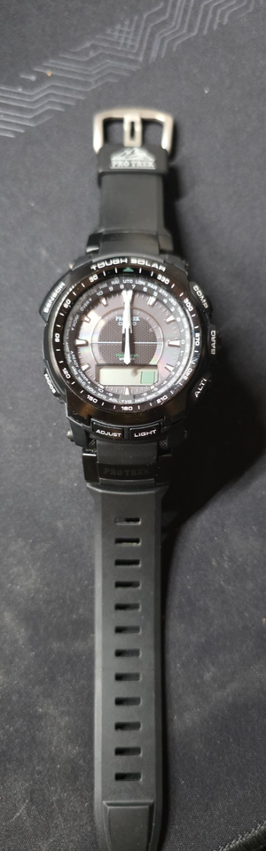 Casio Pro Trek PRW-5100 Solar Atomic Compass Altimeter Barometer Watch ...