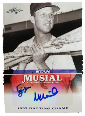 Stan Musial - 2015 Leaf Authentic Signatures MA SM12 | eBay