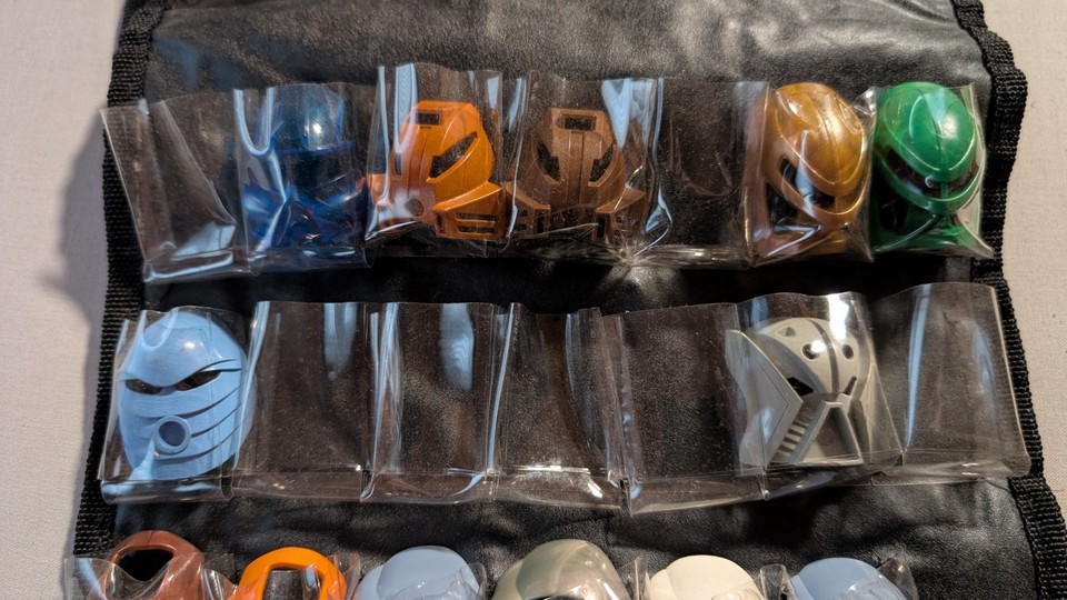 Lego Bionicle Mask Lot Kanohi Toa Classic OG W/ Storage Case | eBay