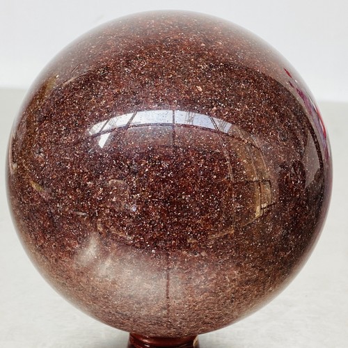 Natural strawberry Quartz Sphere Quartz Crystal Ball Reiki Healing ...