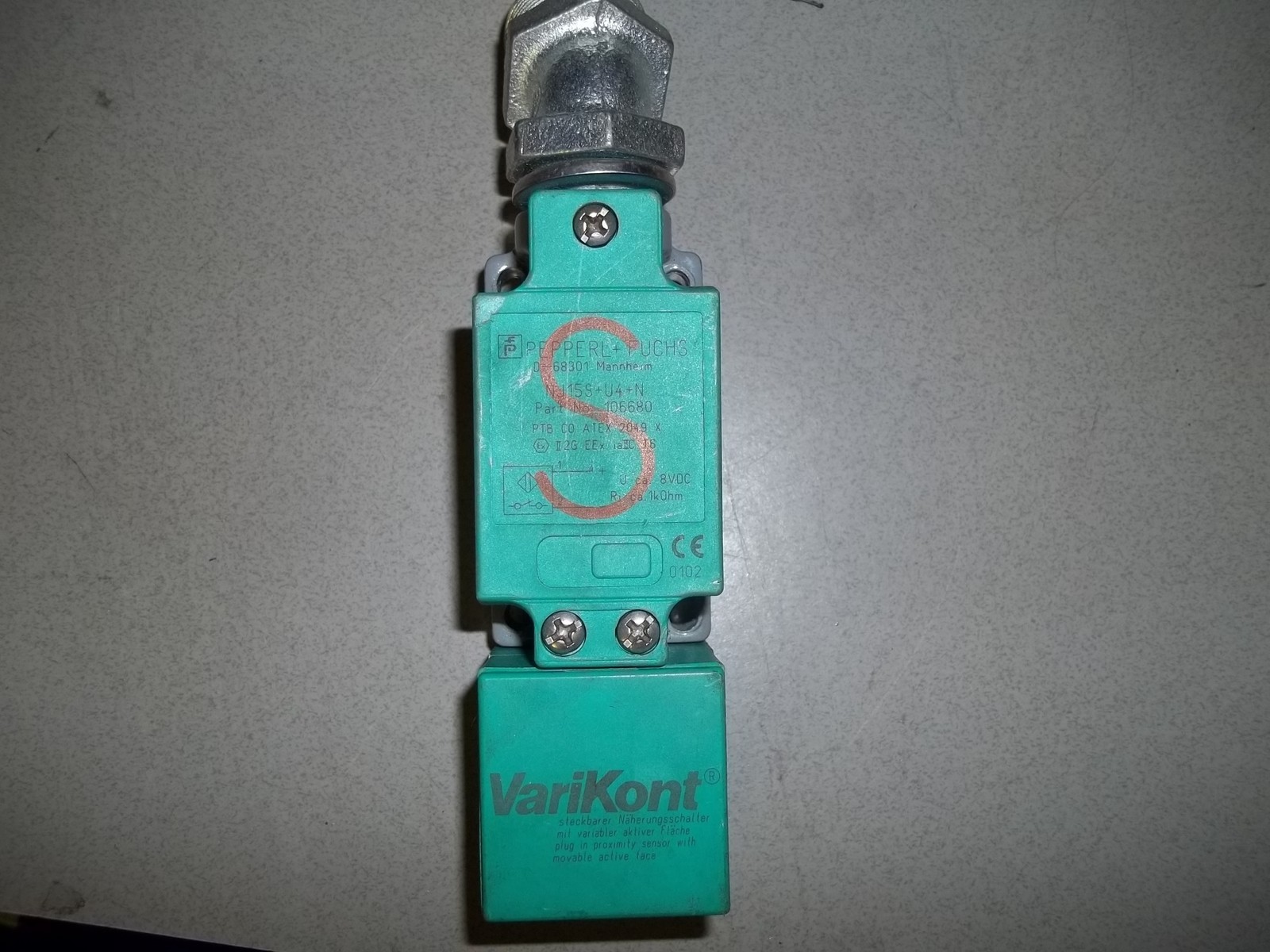 PepperL & Fuchs 106680 Inductive Sensor D-68301 VariKont NJ15S *FREE ...