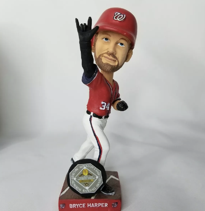 2016 Nationals BRYCE HARPER Bobblehead Washington Mvp Bobble Stadium ...