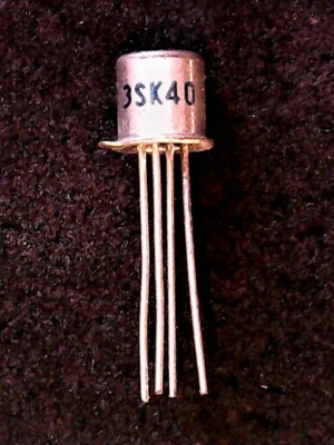 3SK40 - NEC N-Channel Silicon Dual Gate VHF Mosfet - (CAN-4 / TO-72 ...