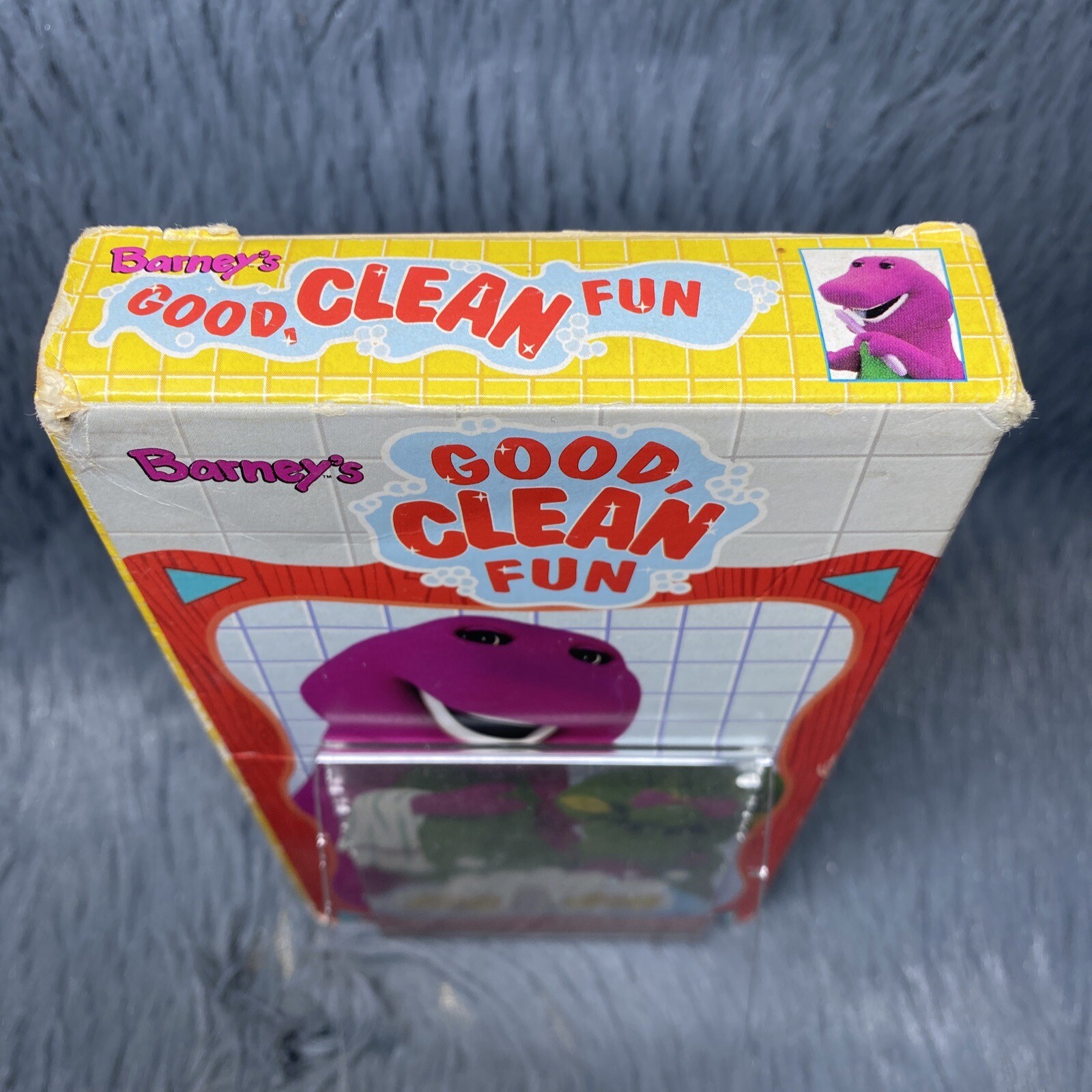 Barney & Friends Good Clean Fun VHS 1998 Video Tape PBS Kids RARE ...