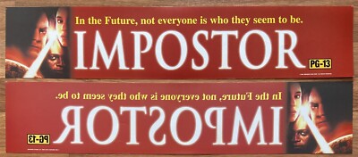 📽 Impostor (2001) - Gary Sinise - Double-Sided - Movie Theater Mylar ...