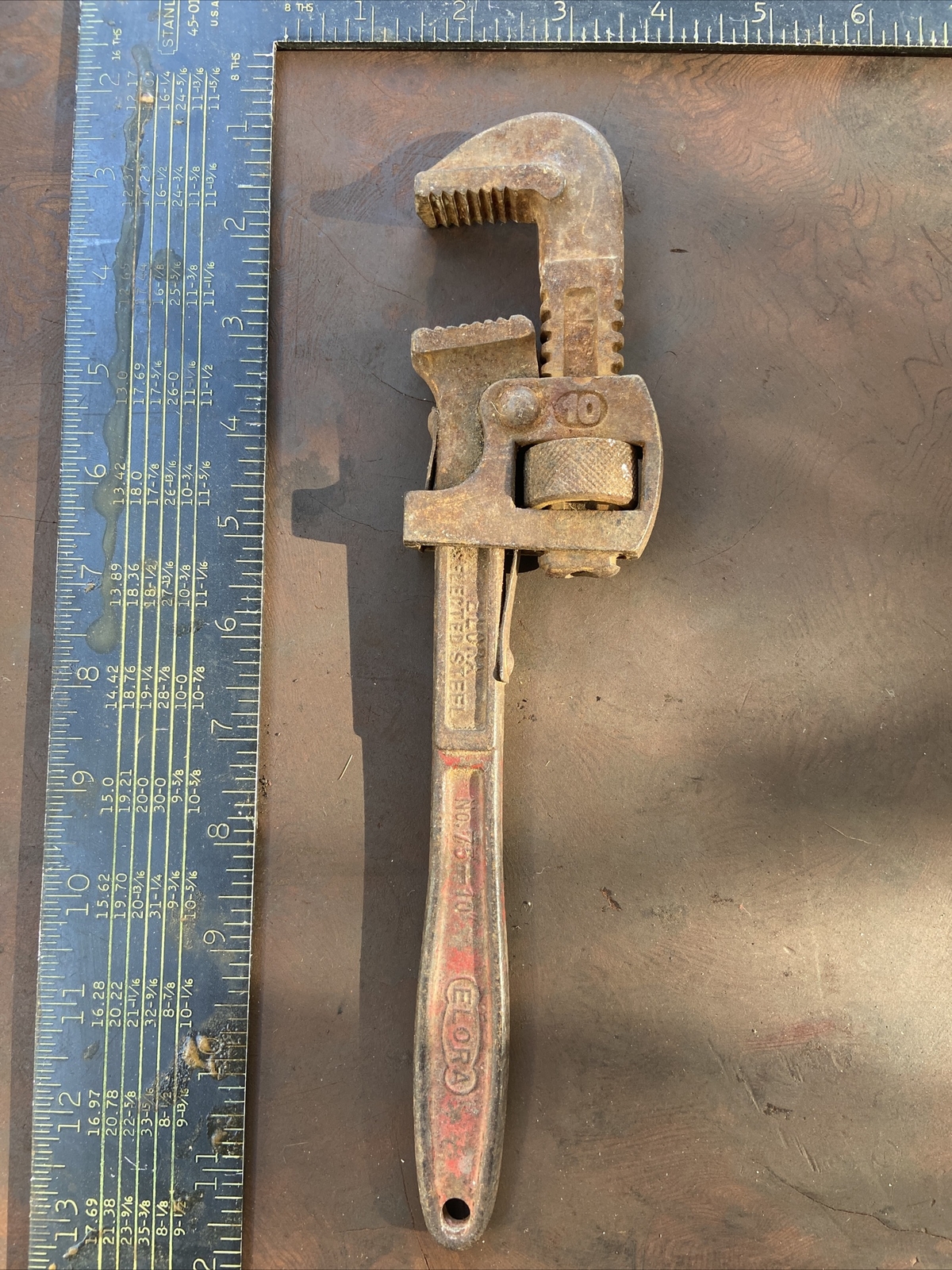 Elora 75 - 10” pipe Wrench, Stilson Type, Adjustable spanner | eBay