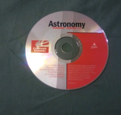 Astronomy Windows Version 1.0 PC CD ROM-1999 Compton's Learning | eBay