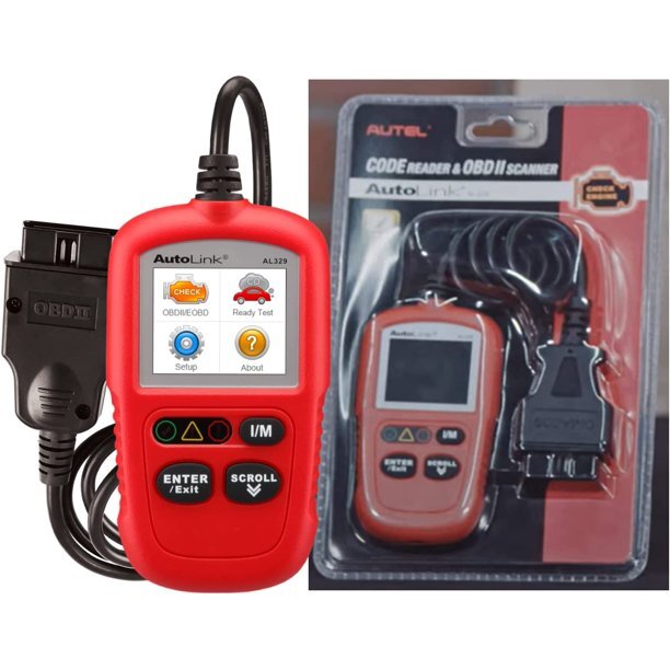 NEW Autel AutoLink AL329 (Upgraded AL319) OBD II /EOBD & CAN Diagnostic ...