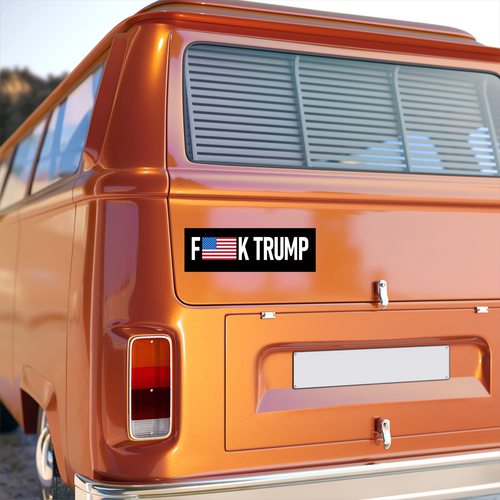 F Trump US Flag Sticker Donald Trump Sucks Sticker | eBay