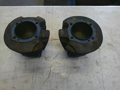 1971 Harley Davidson ironhead sportster engine jugs cylinders front ...