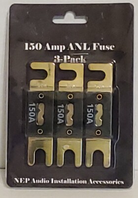 NEP 3 PACK 150 AMP ANL Fuses | eBay