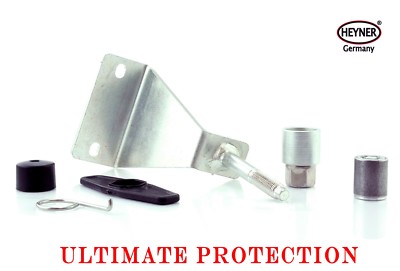 Fits Nissan Navara Spare Wheel Anti-Theft Locking Nut System Unique Key ...