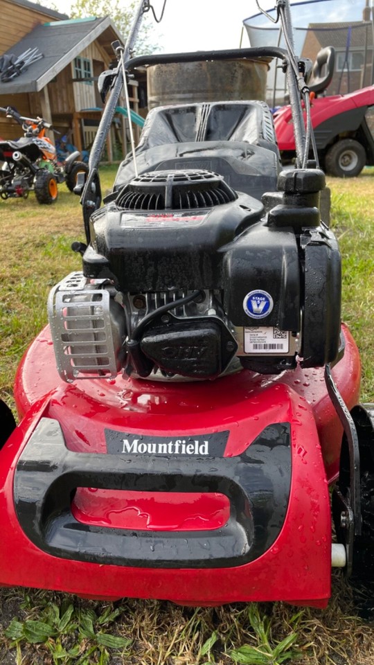 MOUNTFIELD SP185 46CM 125CC SELF-PROPELLED ROTARY LAWNMOWER | eBay