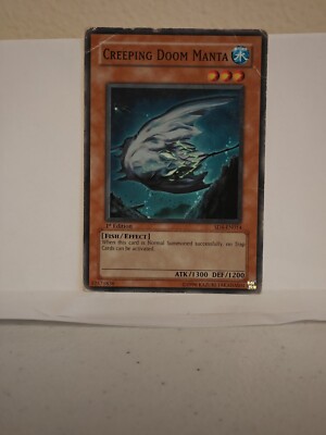Yu-Gi-Oh! TCG Creeping Doom Manta Structure Deck SD4-EN014 Unlimited ...