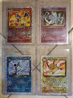 POKEMON COMPLETE SET CARD BOX TOPPER JUMBO S1 CHARIZARD LEGENDARY ...