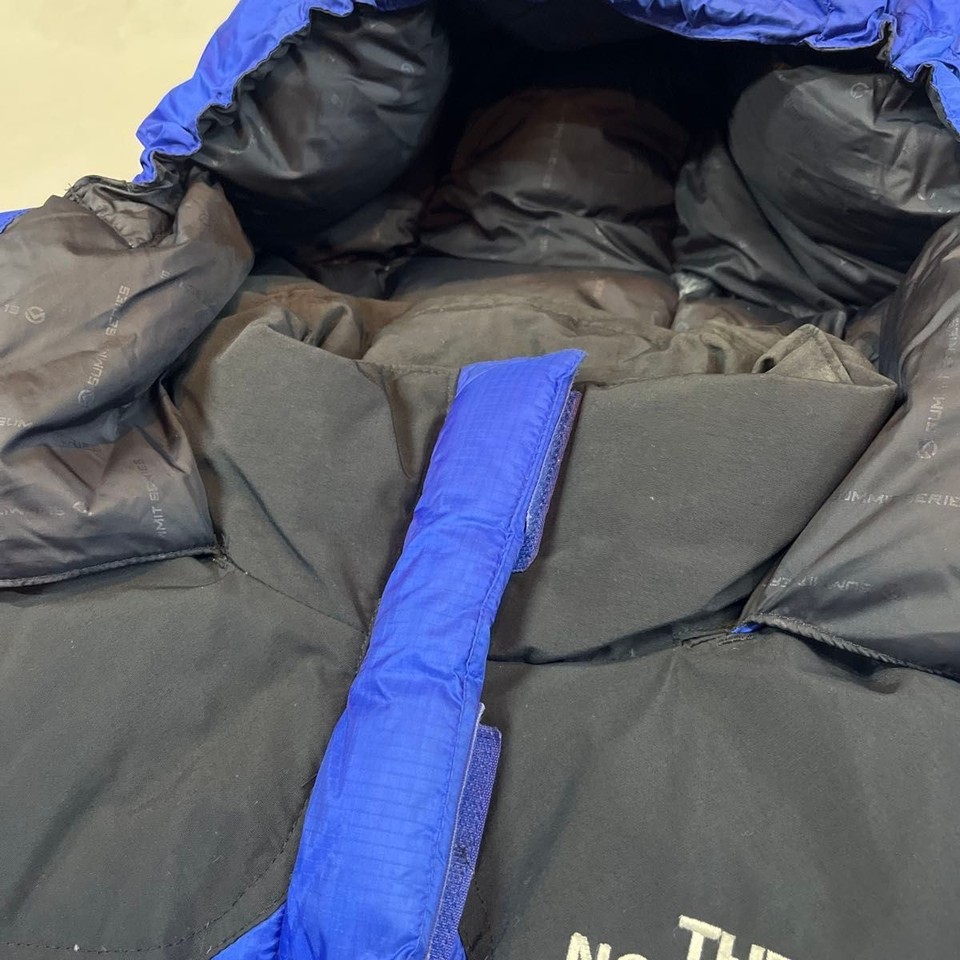 THE NORTH FACE SUMMIT SERIES Down Jacket Blue Size L Men's Used | eBay