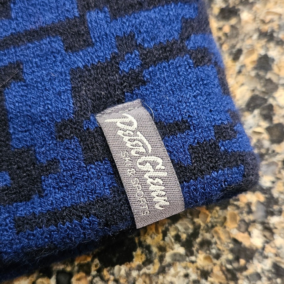 Bula Kids Talla Única Azul y Negro Tejido Gorro Donuts Sombrero Kabmar ...